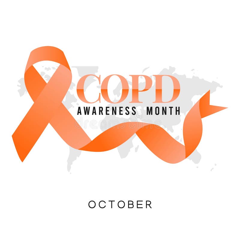 Chronic Obstructive Pulmonary Disease COPD Vector Illustration Stock ...