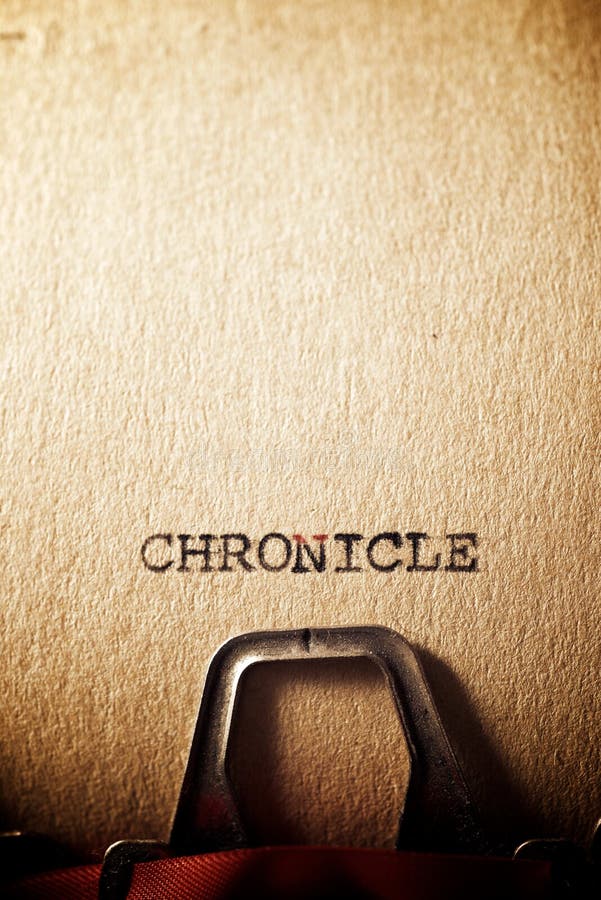 Chronicle concept view stock image. Image of journalism - 189834989