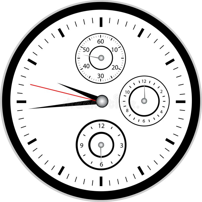 Clock, Time Company Logo, Business Concept Stock Vector - Illustration ...