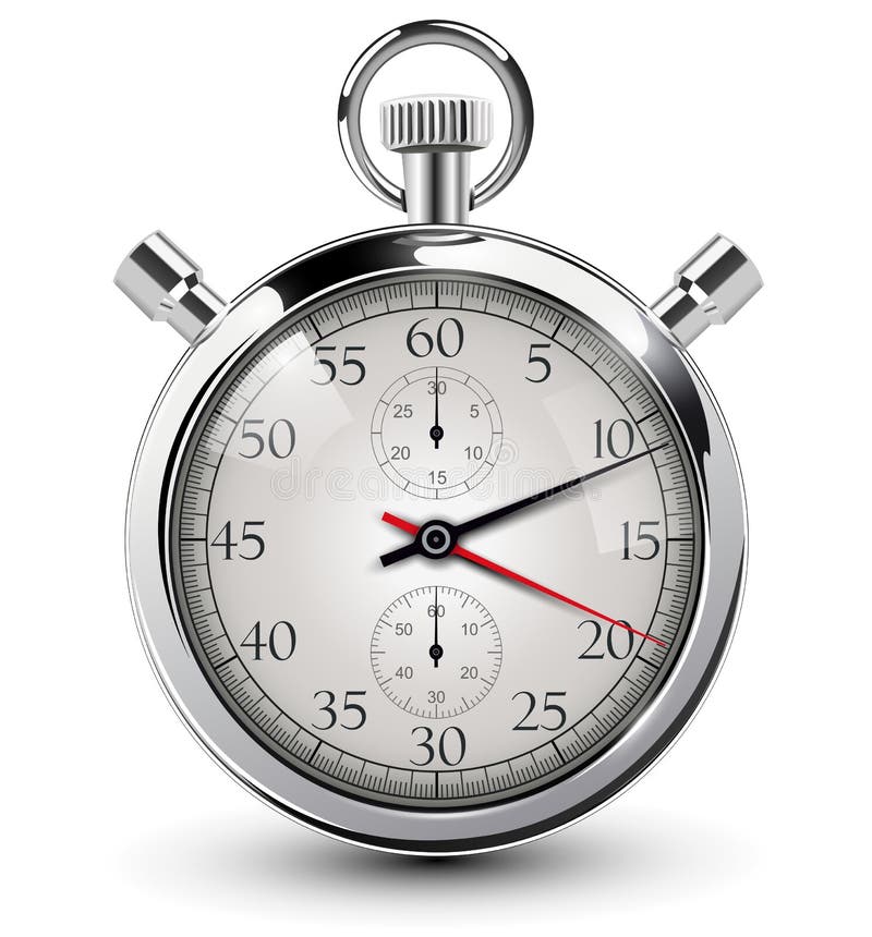 Chronomètre illustration de vecteur. Illustration du graphisme - 28711732