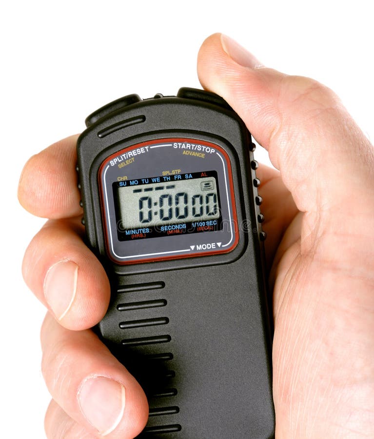 Chronometer stock afbeelding. Image of opleiding, atletisch - 1796079