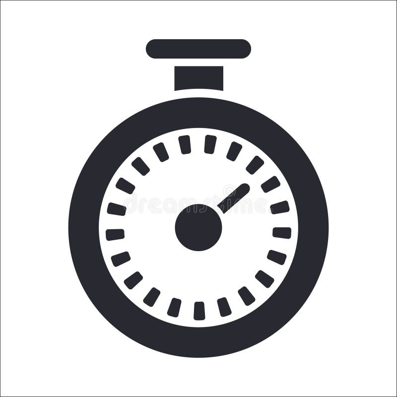 Chronometer icon stock vector. Illustration of race, icons - 11031009