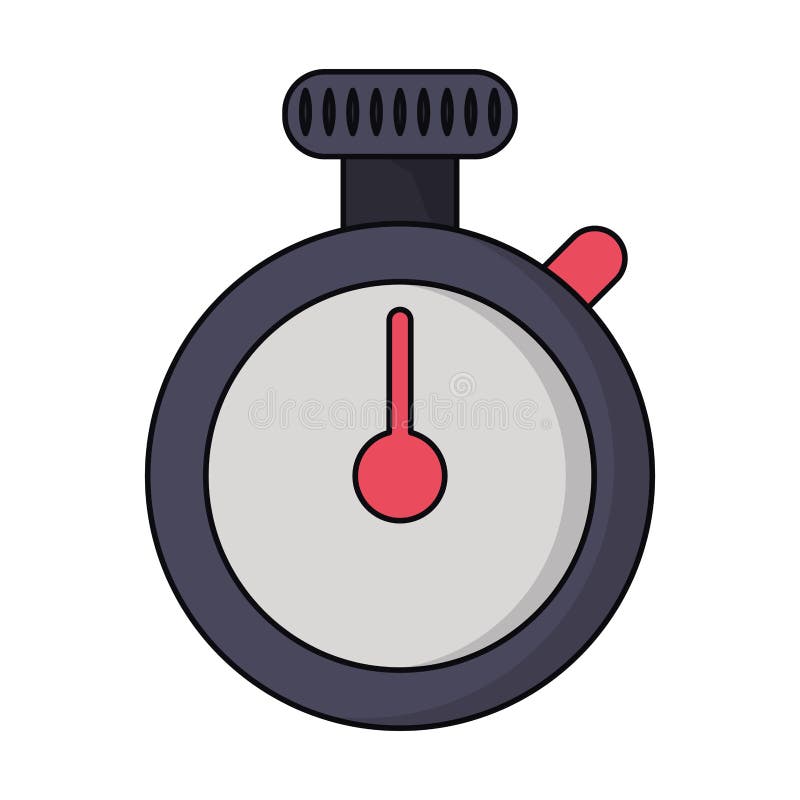 Chronometer icon cartoon stock vector. Illustration of competition ...