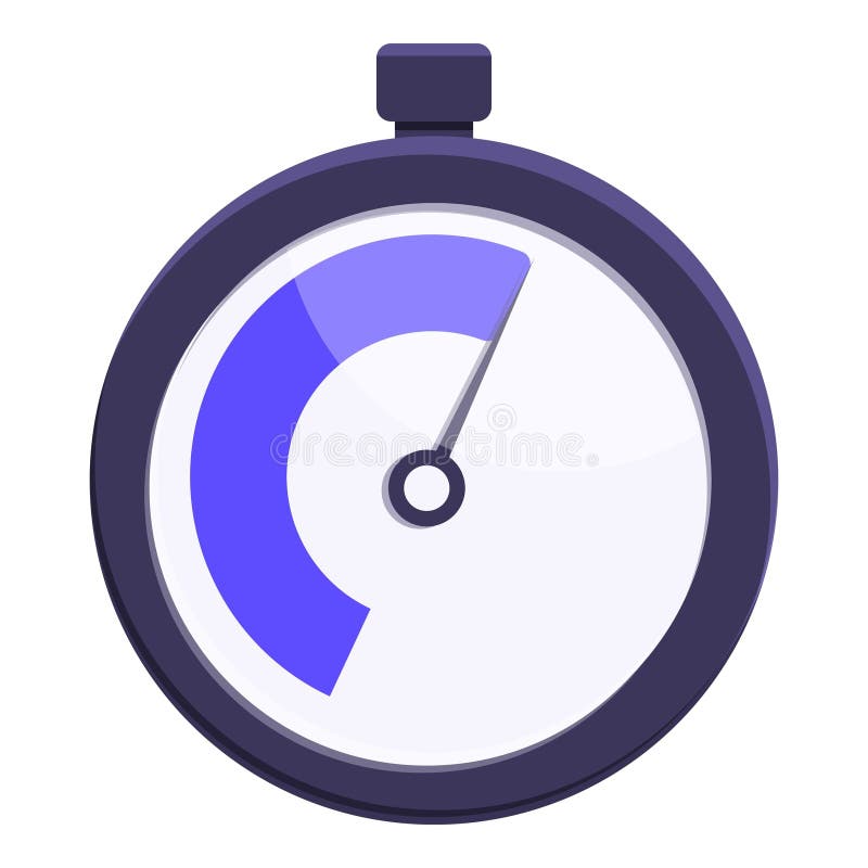 Chronometer Icon Cartoon Vector. Timer Clock Stock Vector ...