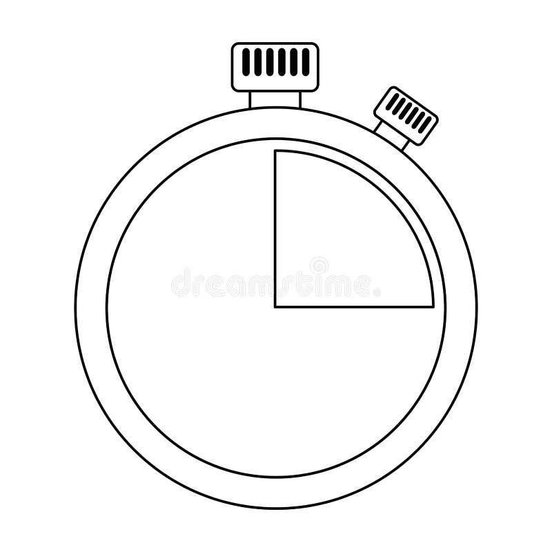 Chronometer Time Clock Isolated Icon Stock Illustration - Illustration of isolated, icon: 149064955