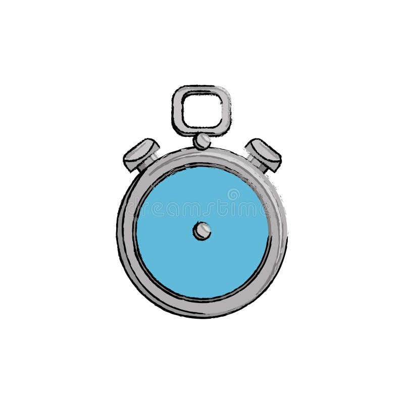 Chronometer Timer Isolated Icon Stock Illustration Illustration Of