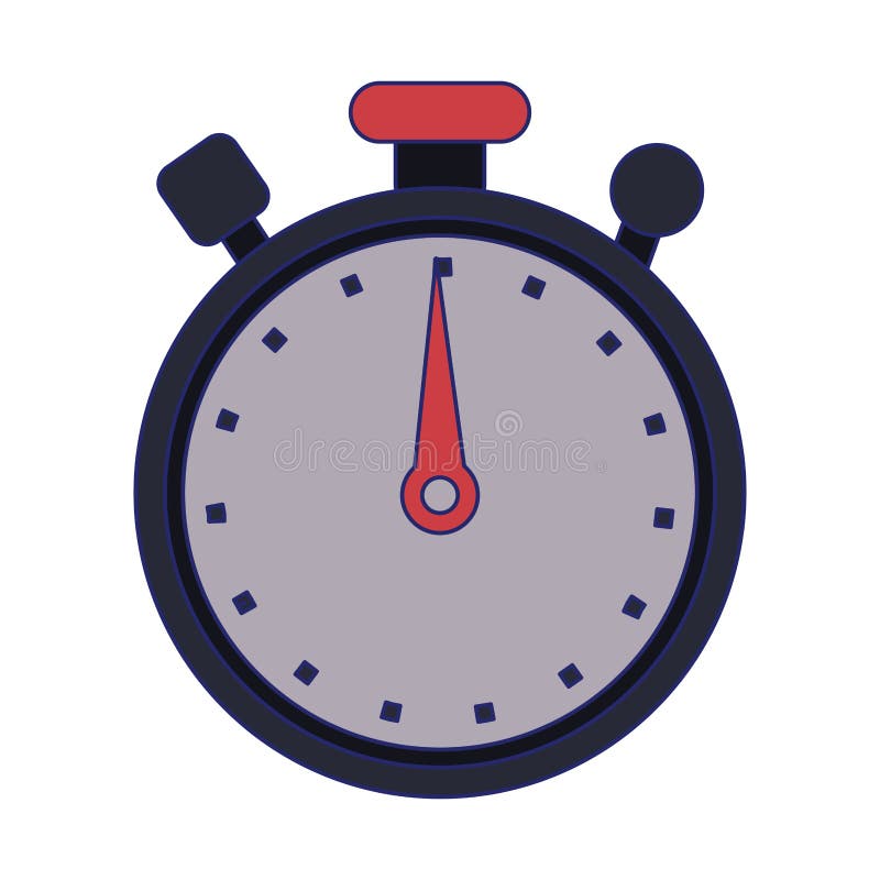 Timer chronometer symbol stock vector. Illustration of basic - 134347496
