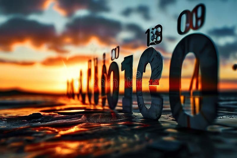 Chronophotography Countdown Multiple Phases of a Countdown Overl Stock ...