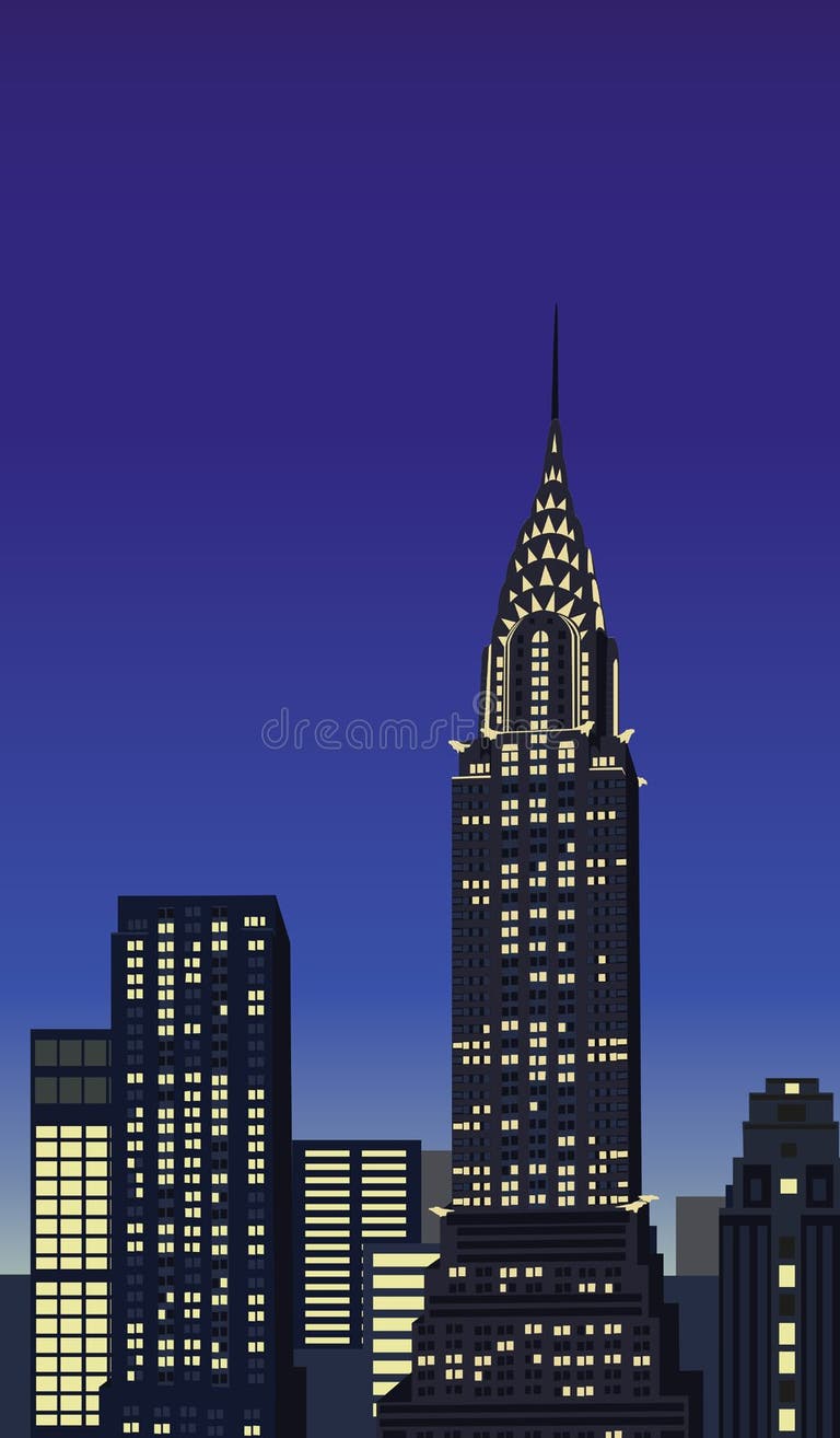 Chrysler Building Stock Illustrations – 1,191 Chrysler Building Stock ...