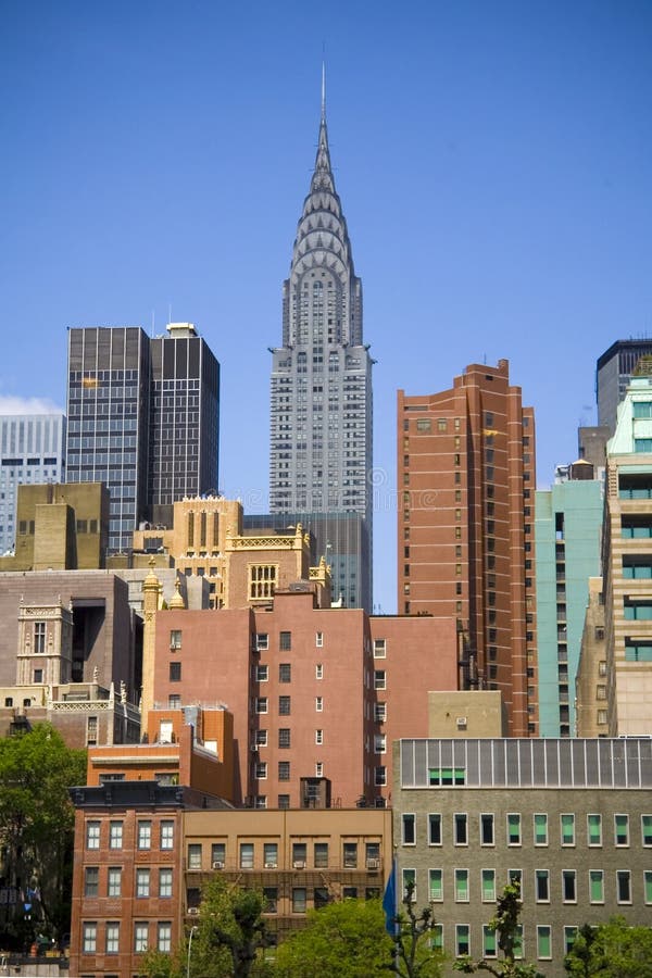 Chrysler Building editorial stock photo. Image of blue - 2441843
