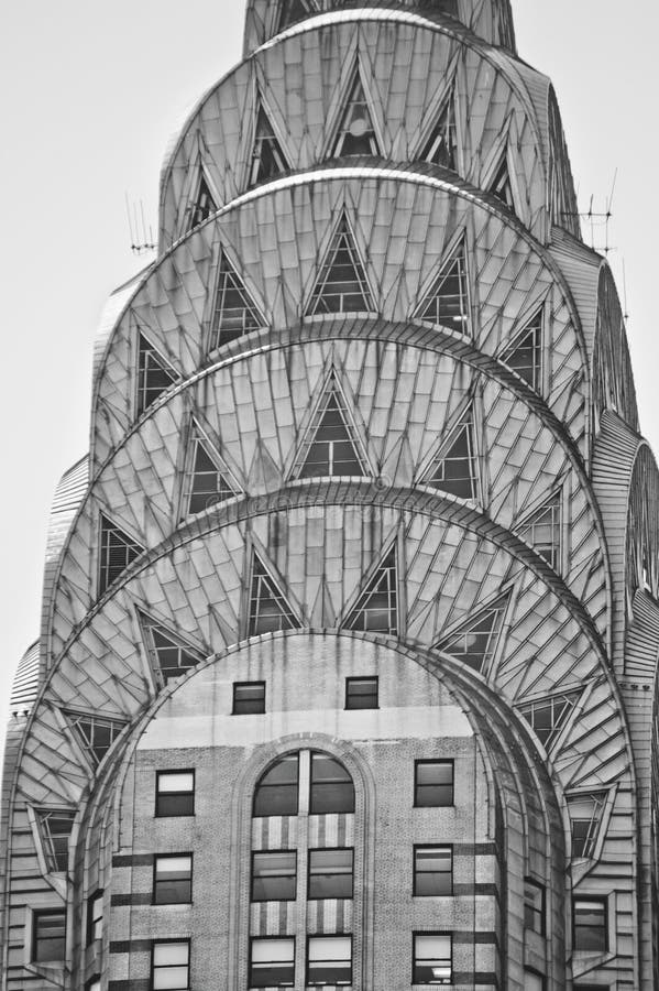 The Chrysler Building Art Deco Close Up View Editorial Stock Image ...