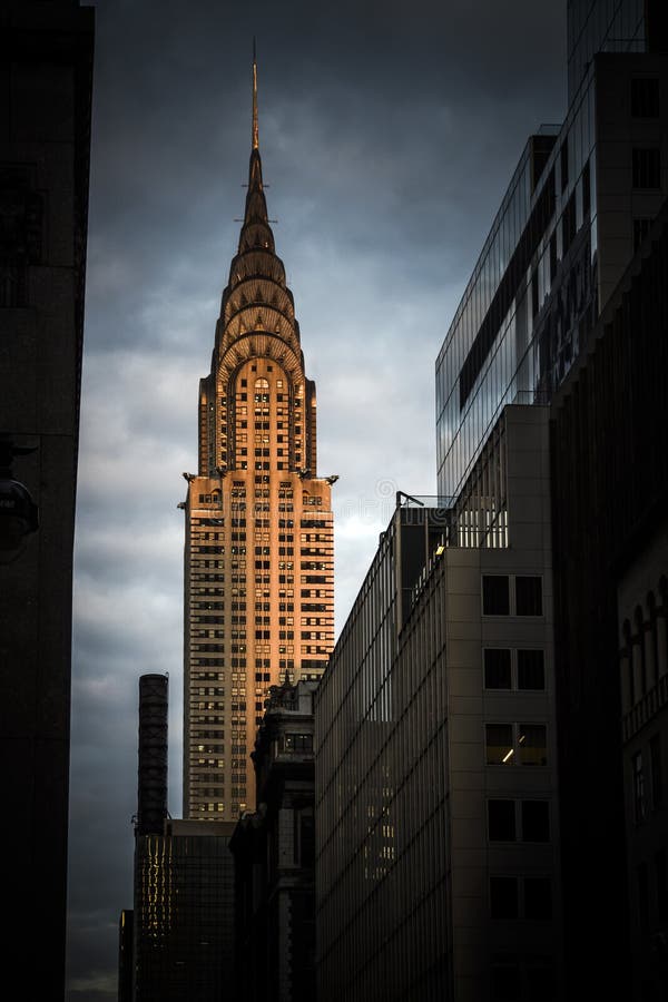 Chrysler Building editorial stock image. Image of city - 14577419