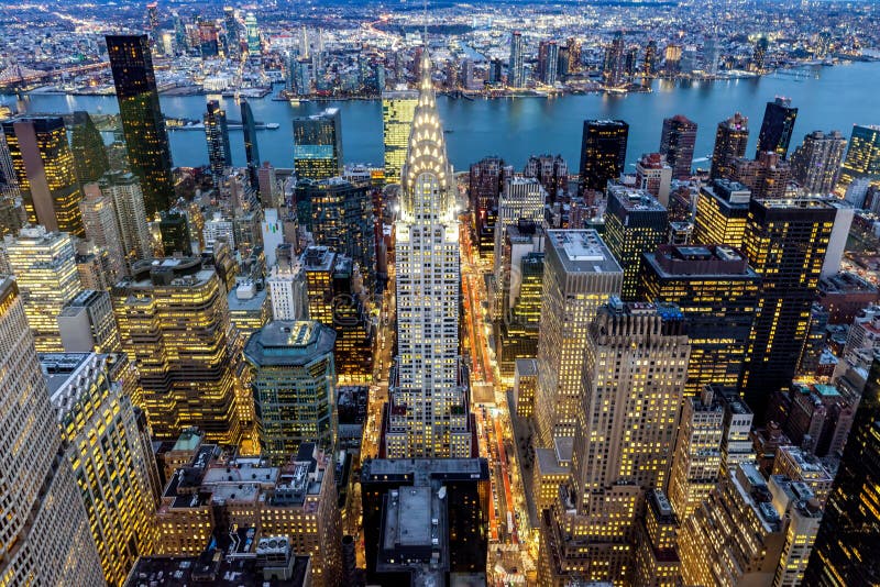 The Chrysler Building Shines Like a Beacon Editorial Stock Photo ...