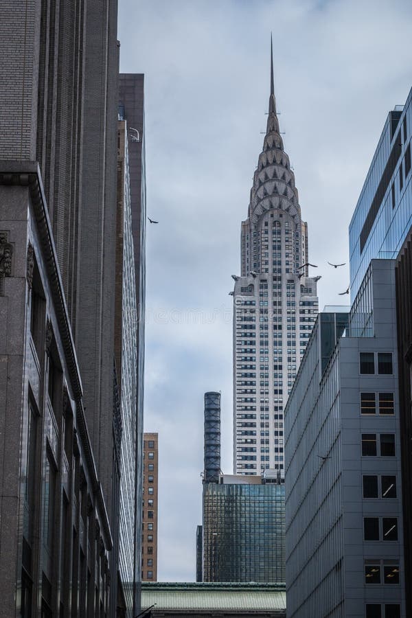 Chrysler building shot editorial image. Image of city - 152509280
