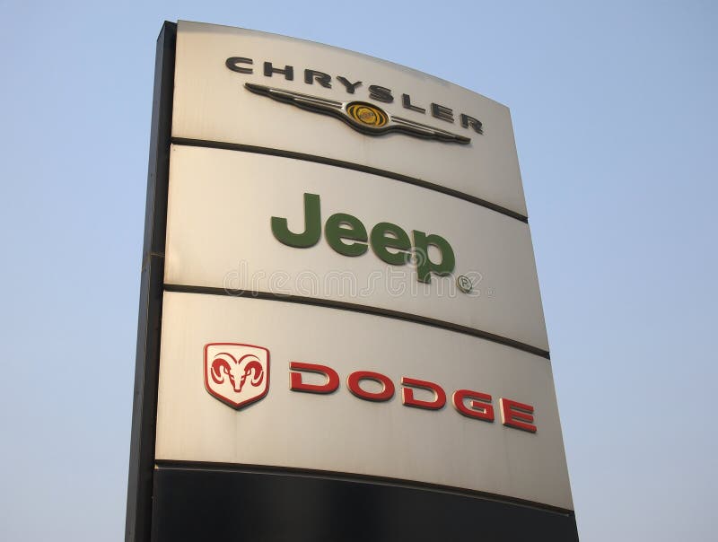 Chrysler, Jeep, Marchio Di Espediente Fotografia Editoriale - Immagine ...