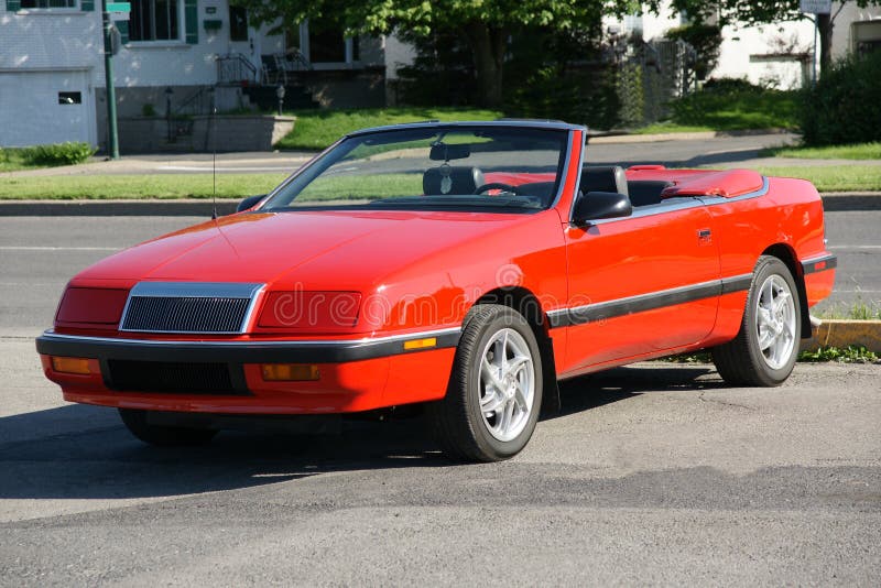 Chrysler Lebaron Convertible Stock Image - Image of 1987, sportcars ...