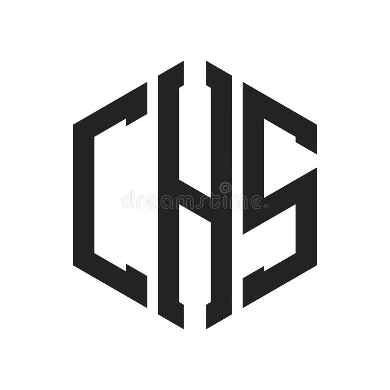 CHS Logo Design. Initial Letter CHS Monogram Logo Using Hexagon Shape ...
