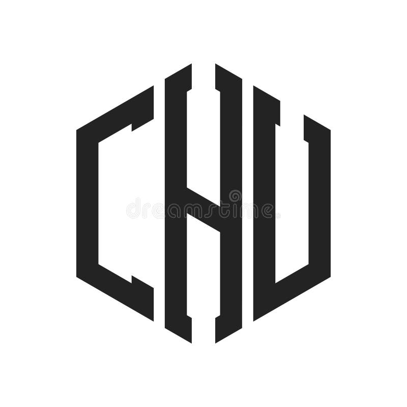 CHU Logo Design. Initial Letter CHU Monogram Logo Using Hexagon Shape ...