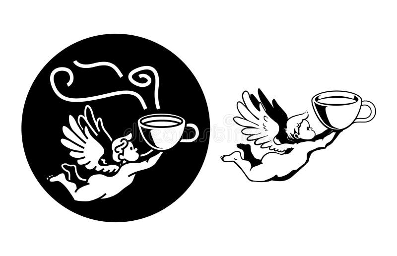 Angel Coffee Stock Illustrations – 704 Angel Coffee Stock Illustrations ...