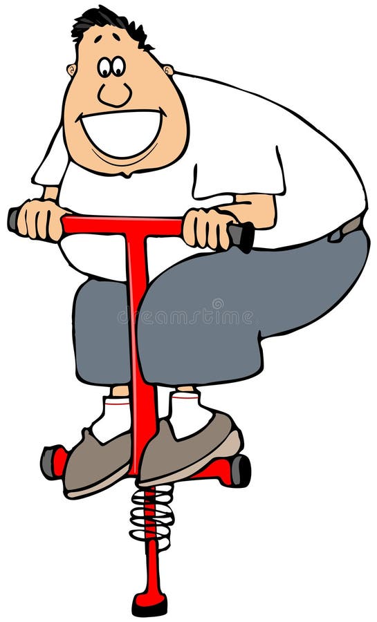 Pogo Stick Stock Illustrations – 451 Pogo Stick Stock Illustrations ...