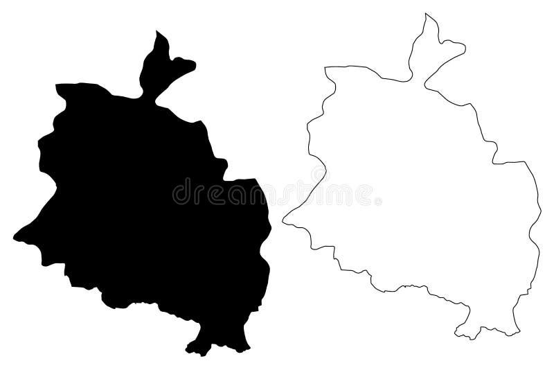 Chukha District Districts of Bhutan, Kingdom of Bhutan Map Vector ...