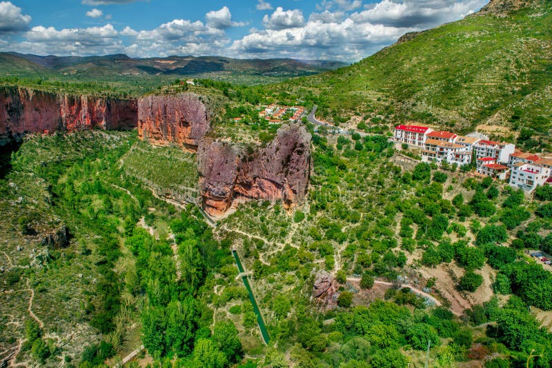 Chulilla, Area for Hiking and Climbing Stock Image - Image of spain ...