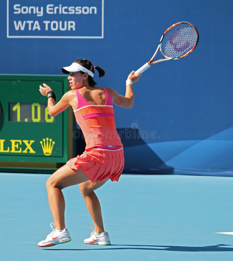 Chun-Mei Ji (CHN), Tennis Player Editorial Photo - Image of racket ...