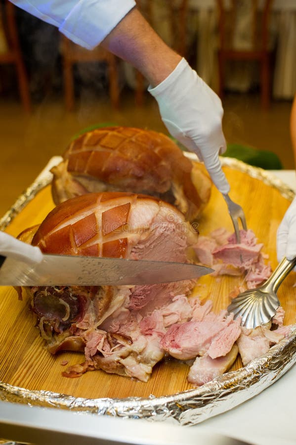 Big Red Meat Chunk In Package, On White Background Stock Image - Image ...