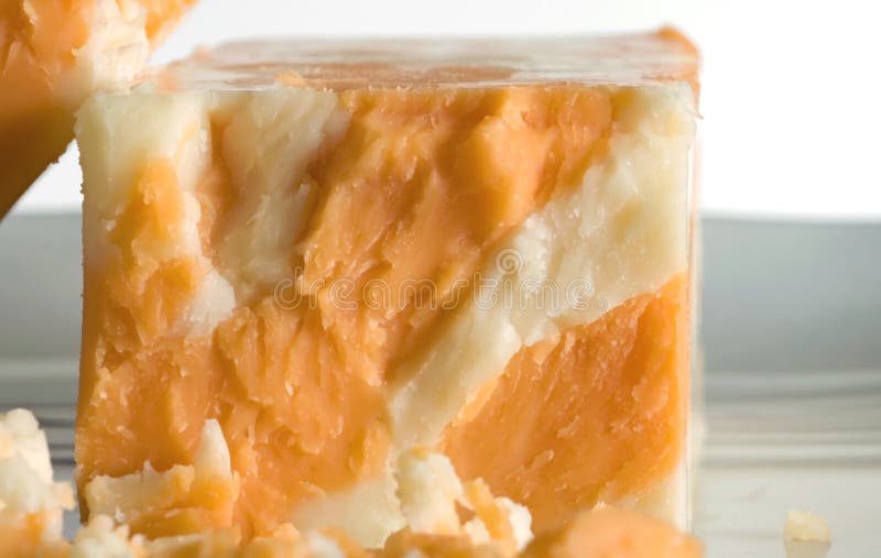 Chunk of Mixed Cheddar Cheese Stock Photo - Image of texture, sharp ...