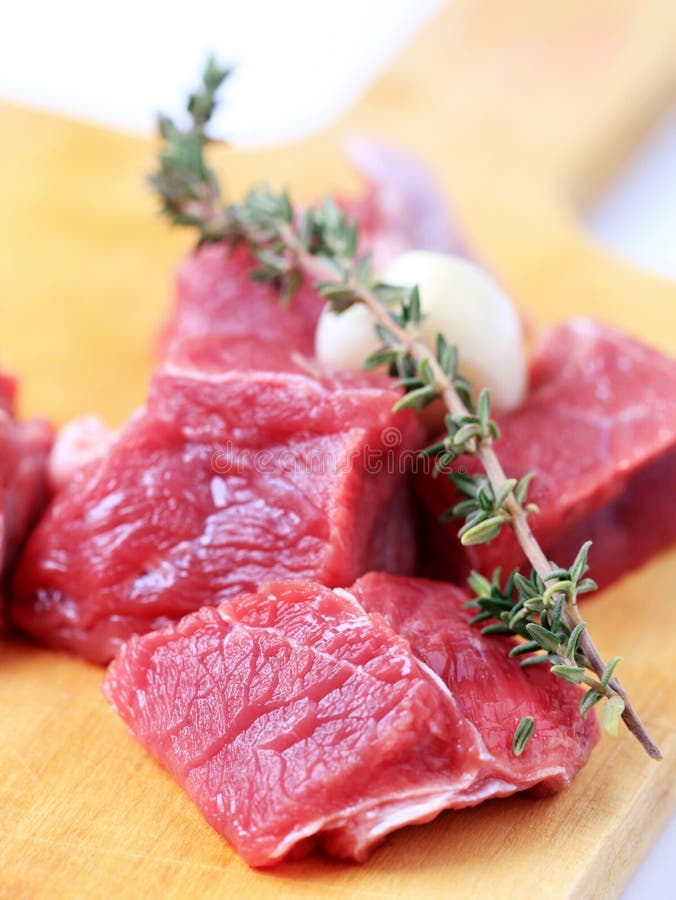 Chunks of beef meat stock photo. Image of shin, studio - 24831070