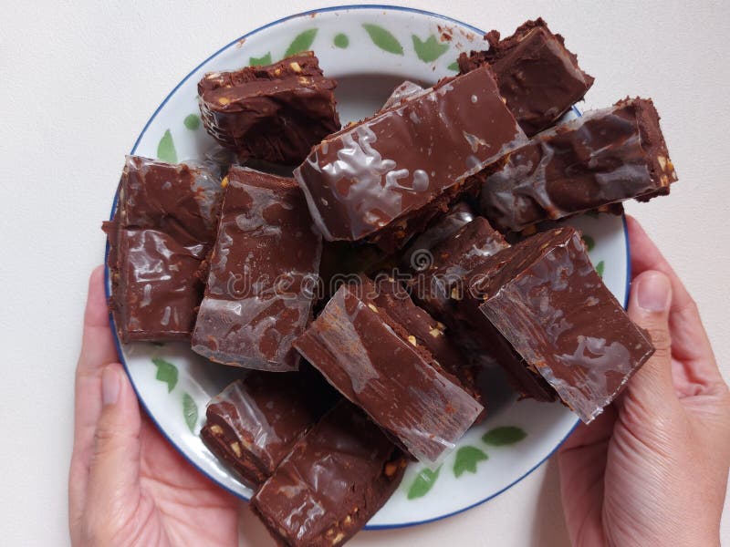 Chunks of chocolate bar. stock image. Image of chocolate - 261053491