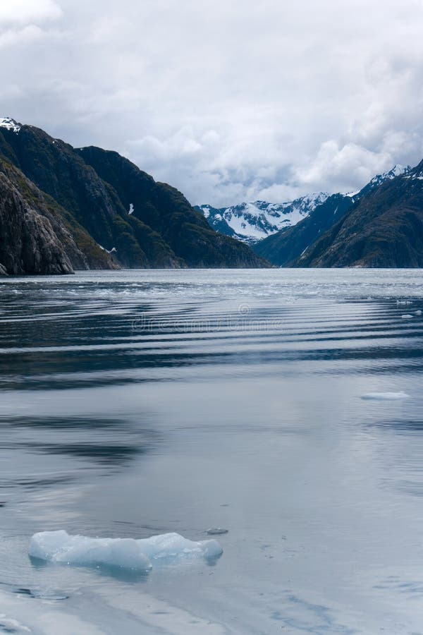 Chunks Ice Floating Ocean Near Seward Alaska Stock Photos - Free ...