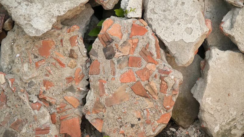 Masonry from Chunks of Processed Granite Stock Image - Image of empty ...