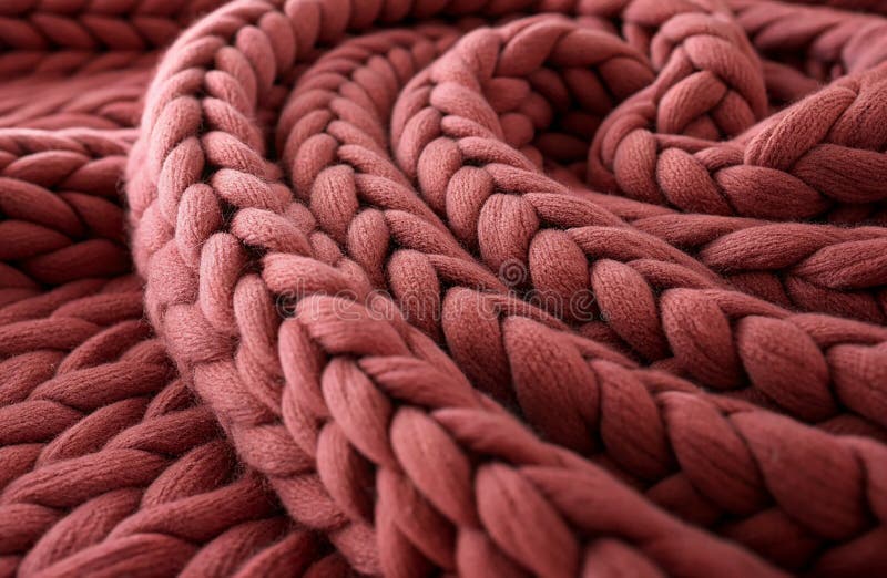 Chunky Knit Blankets As Background Stock Illustration - Illustration of ...