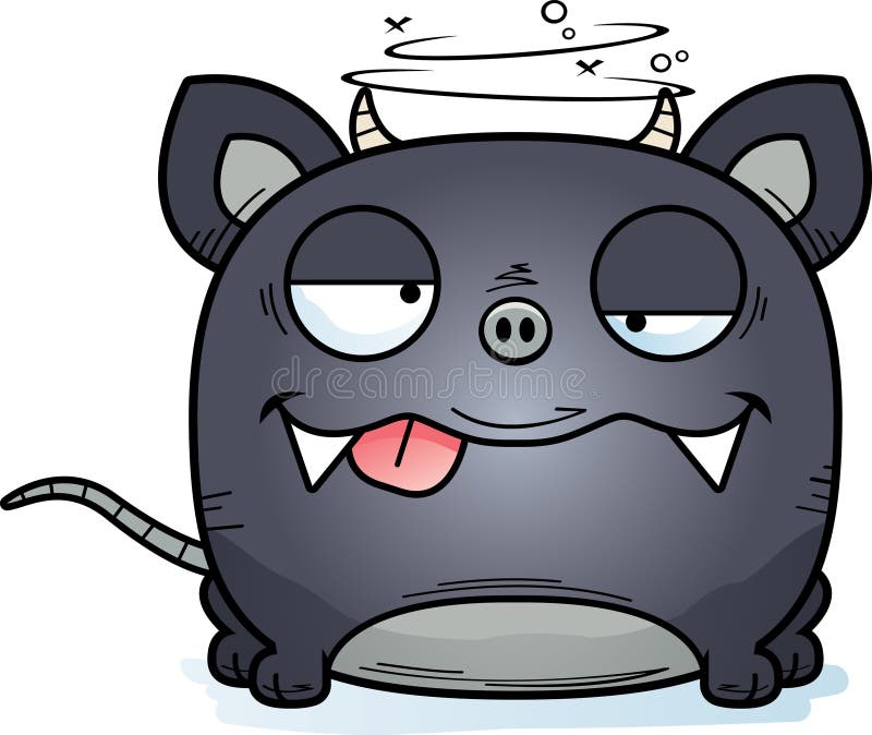 Chupacabra Torpe De La Historieta Ilustración del Vector - Ilustración ...