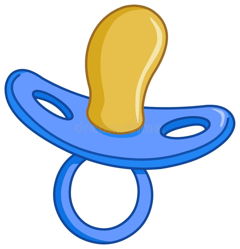 Chupeta Azul Ilustração do Vetor - Imagem: 40187649