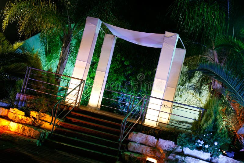 Jewish Chuppah stock image. Image of ceremony, night, wedding - 882201