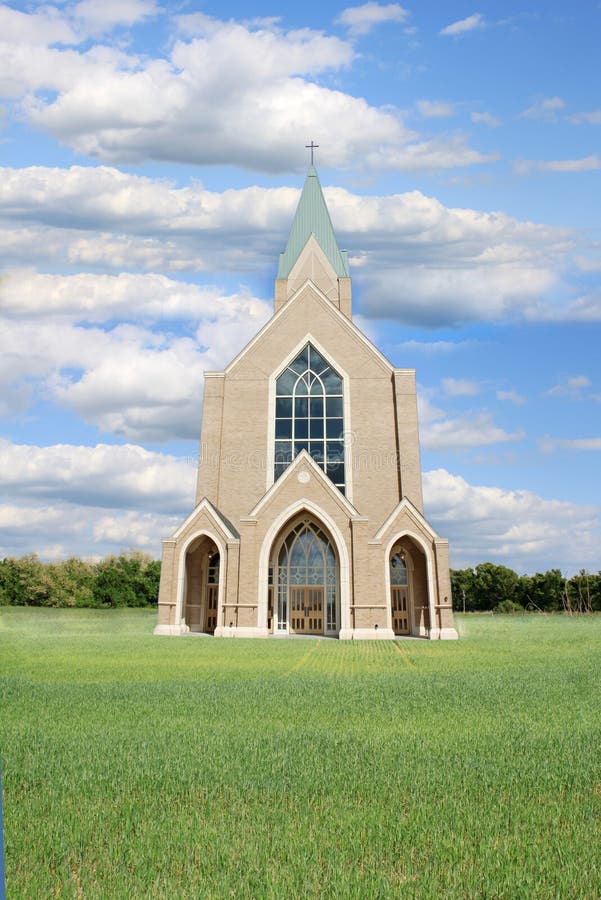 Beautiful modern church stock photo. Image of religion - 2421214