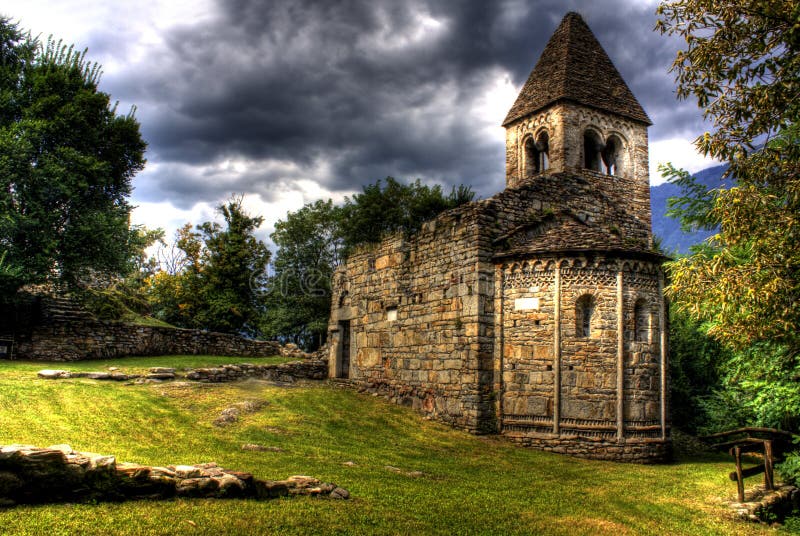 Boarded-up old church stock photo. Image of stone, woods - 32512350