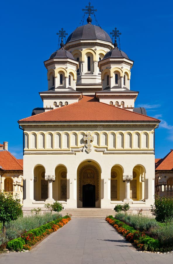 Orthodox Church in Alba Iulia, Transylvania Stock Photo - Image of ...