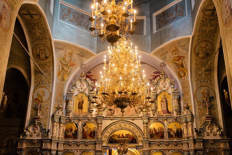 Church altar stock photo. Image of altar, candles, ancient - 112739626