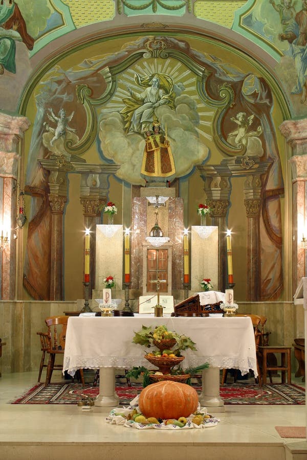Church altar stock photo. Image of arch, aisle, christ - 90208278