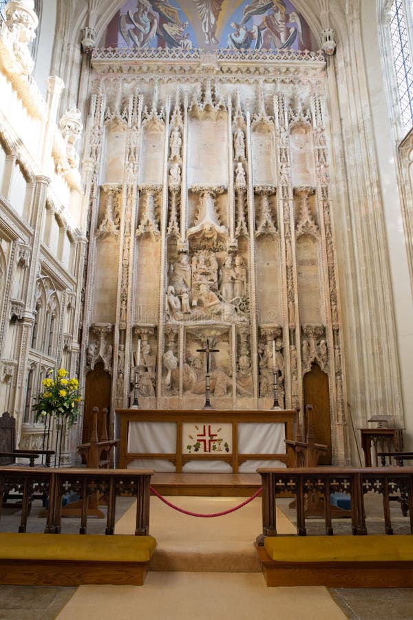 Church Alter Impressive Decor and High Ceiling Editorial Image - Image ...