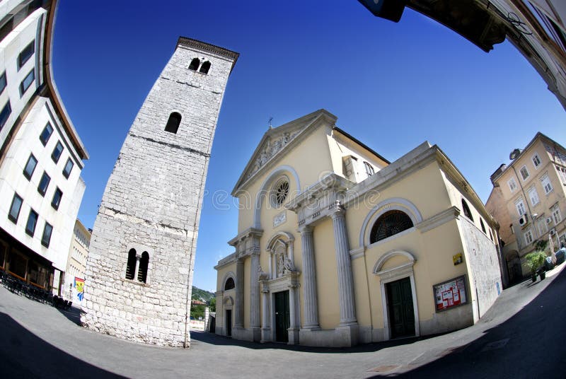 Church of the Assumption of the Blessed Virgin Mary in Rijeka Stock ...