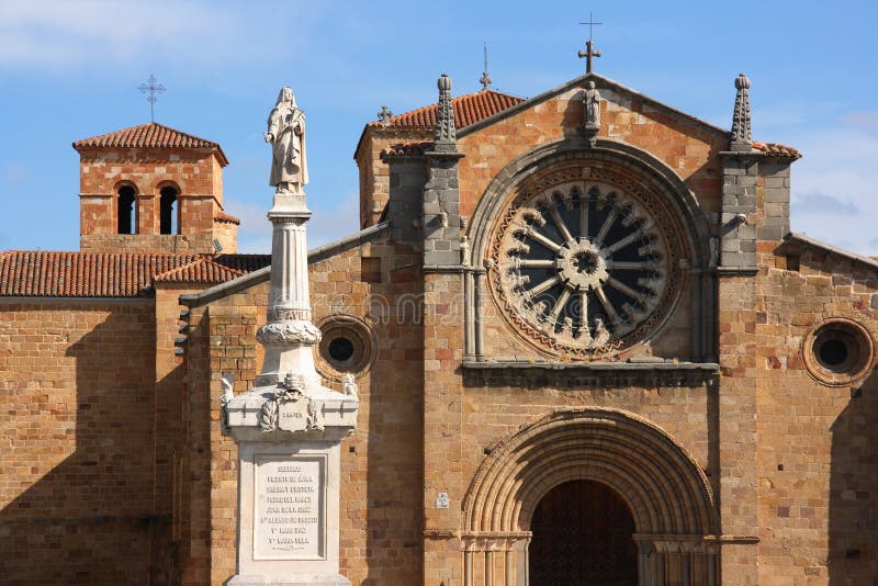 Church in Avila stock image. Image of building, monument - 6987365