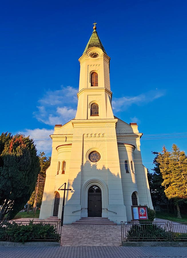 Church in Bahon stock image. Image of bahon, tower, slovakia - 314795763