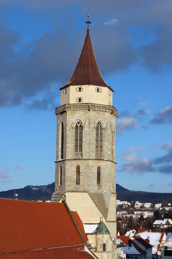 Church of Balingen stock image. Image of baden, spirituality - 571451