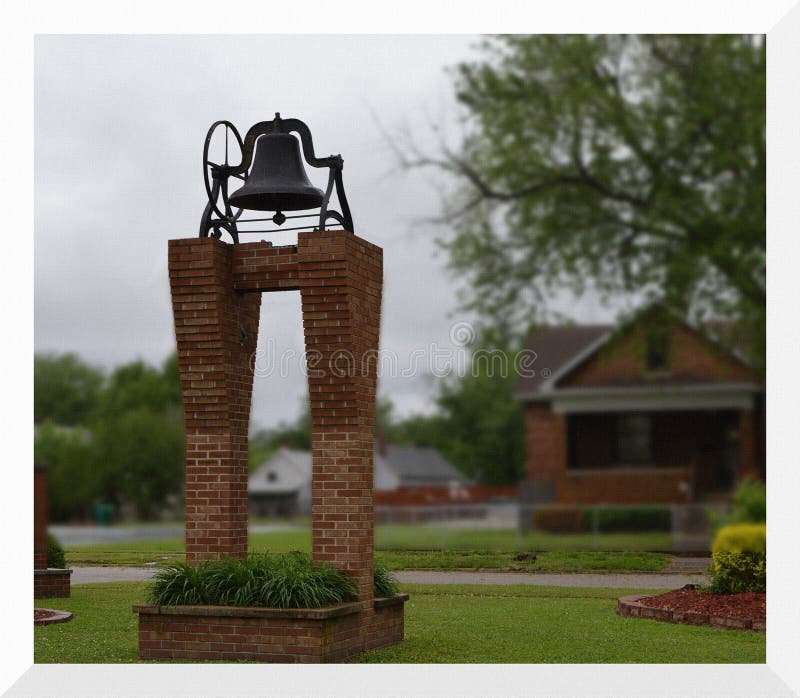 Church Bell stock image. Image of brick, outside, attached - 40652471