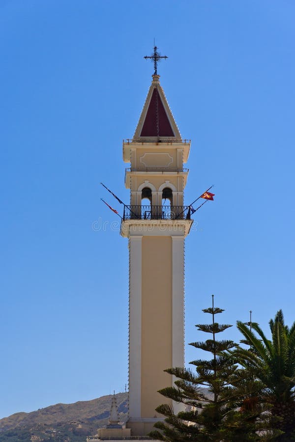 Church bell tower stock image. Image of zante, ionian - 16658983