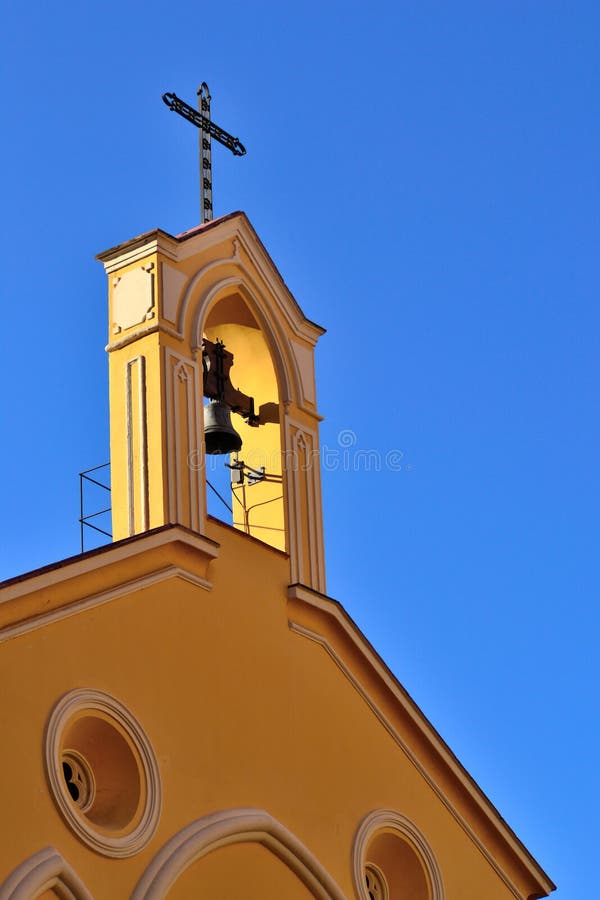 The church bell tower stock image. Image of european - 22955213